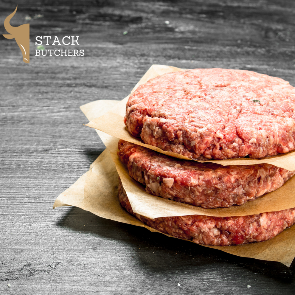 Classic butchers beef burger – Stack Butchers